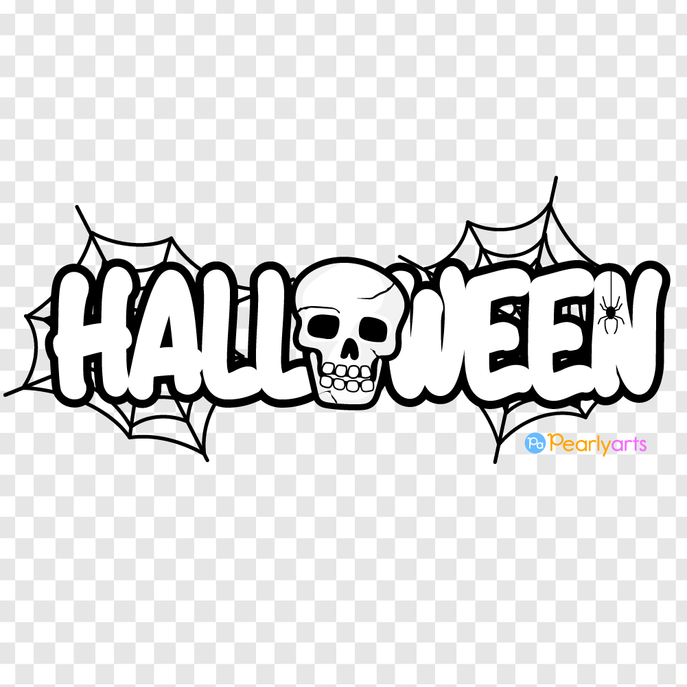 FREE Halloween Word Clipart (PNG file)| Pearly Arts