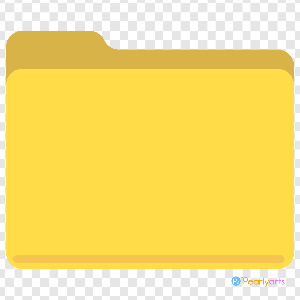 FREE Yellow Folder Icon Clipart (PNG file) | Pearly Arts