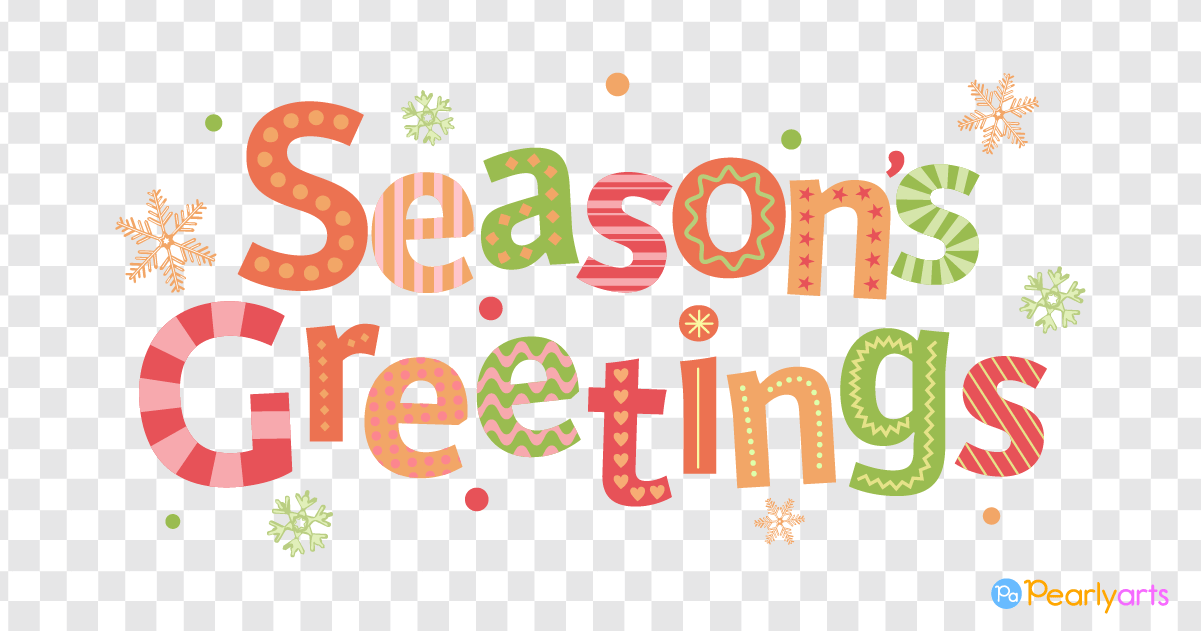 FREE Season's Greetings Clipart | Pearly Arts