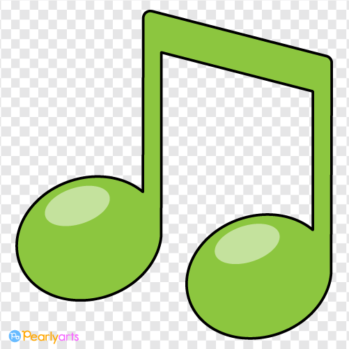 FREE Cute Beam Note Clipart (PNG file) | Pearly Arts